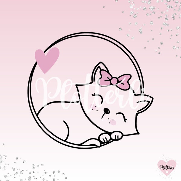 Kitty plotterdatei svg - Etsy.de