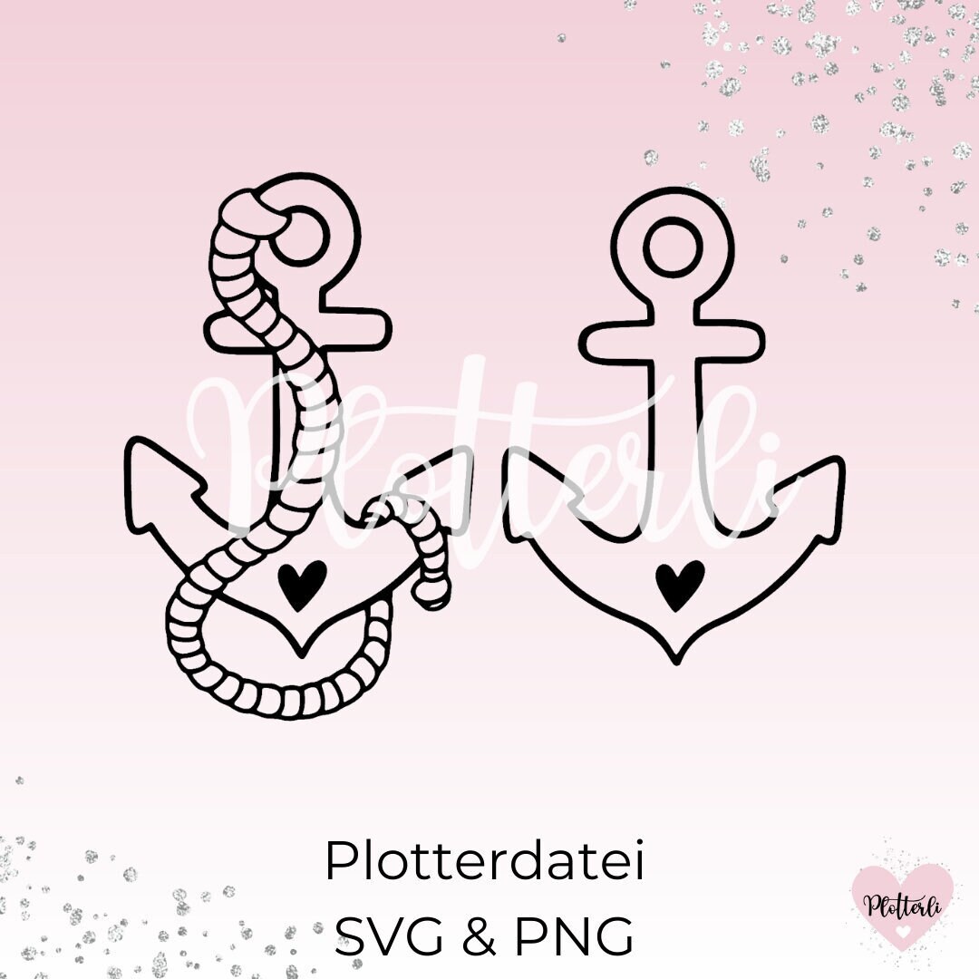 Plotterdatei Anker Plotter Datei SVG PNG - Etsy.de