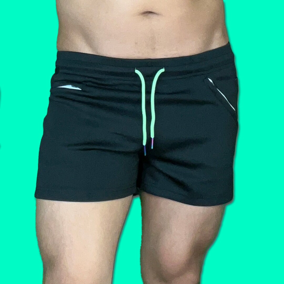 The Zaddy Shorts Midnight Black - Etsy