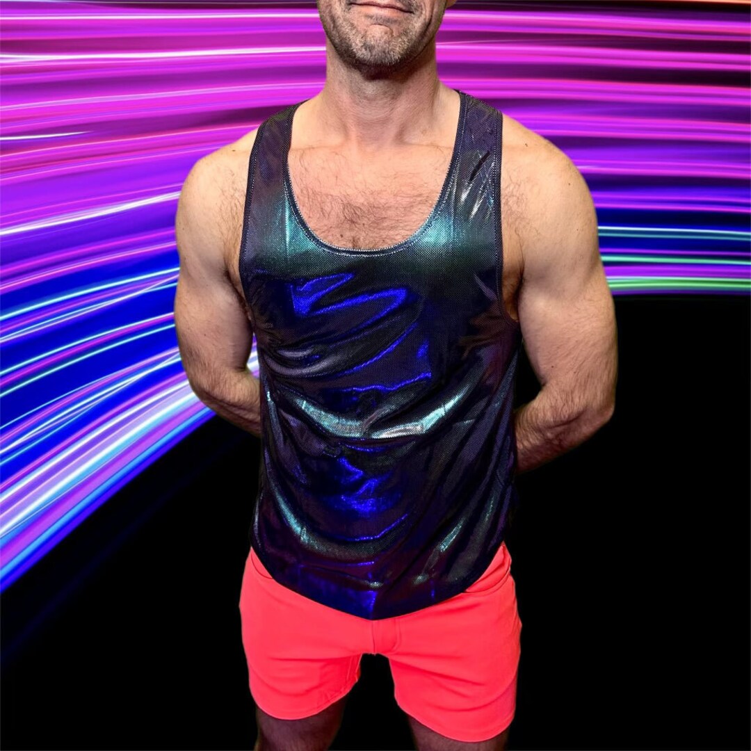 Purple Disco Muscle Tank - Etsy
