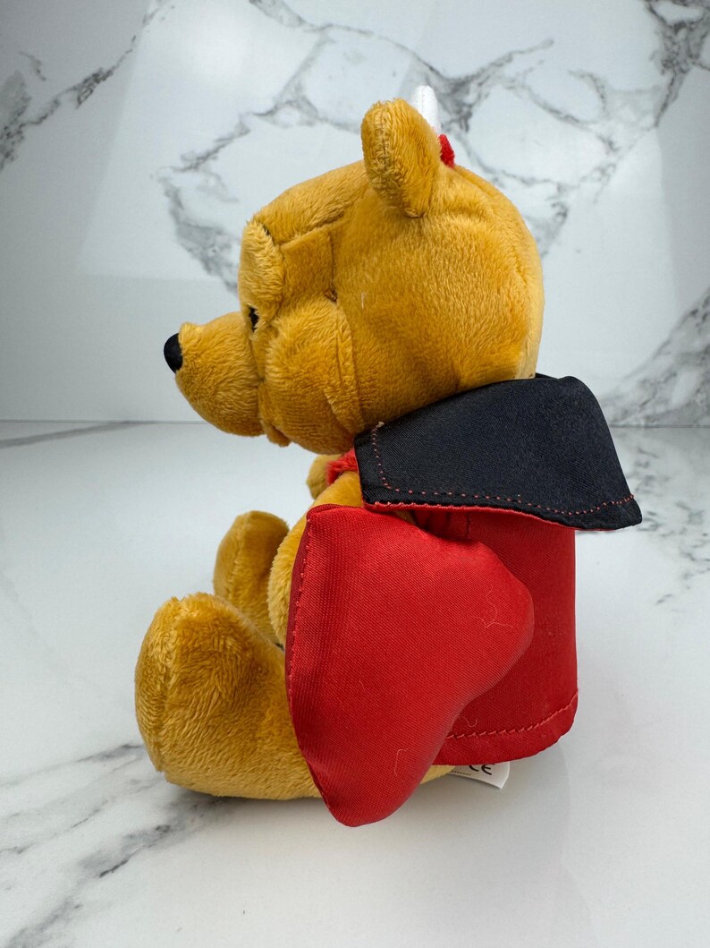 Vintage Winnie the Pooh Plush Toy Bear - Costume Pooh - Devil Pooh - Etsy