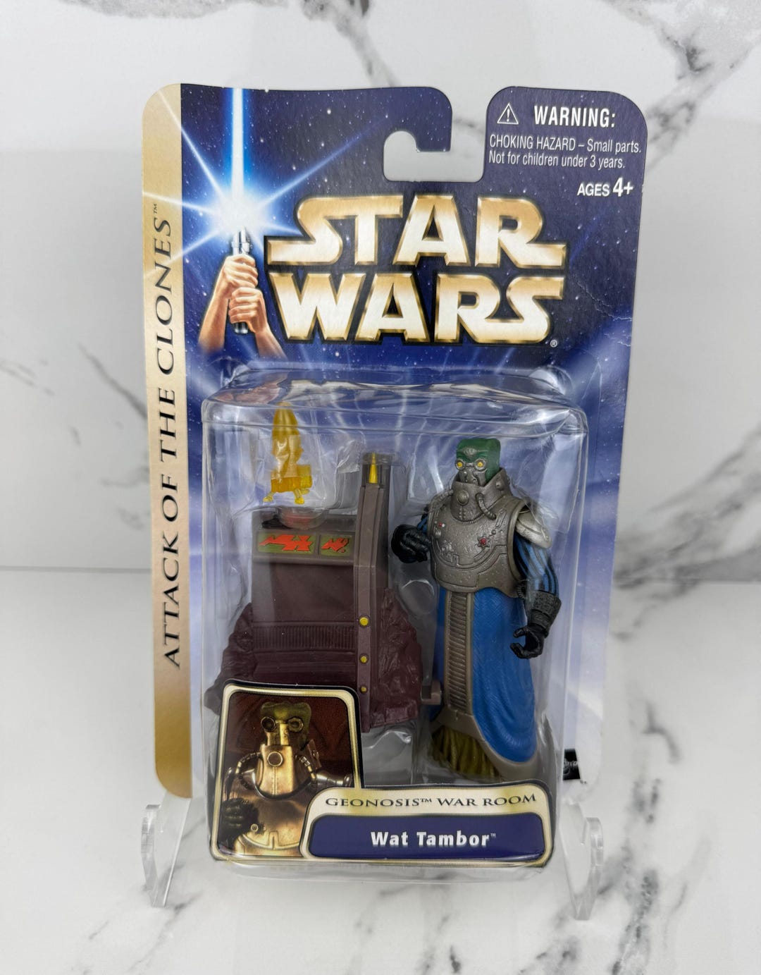 Star Wars Attack of the Clones – Wat Tambor Figure – Geonosis War Room ...