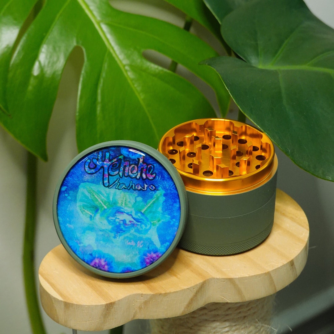 Forest Dust Grinder – Green 4-piece Herb Grinder for Grounding, Earth ...