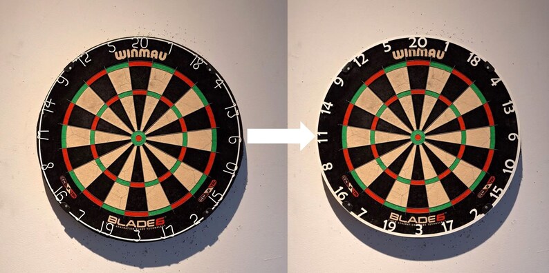 Lasercut File for Improved Number Ring for Darts Board DIGITAL FILE ...