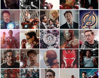Iron Man Wall Collage - Etsy