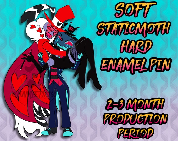 UNOFFICIAL FANMERCH Soft Staticmoth Hard Enamel Pin *PREORDER* - Etsy
