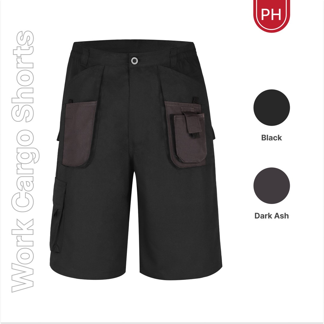 Heavy Duty Work Cargo Shorts Professional Workwear Multipocketed Men's ...