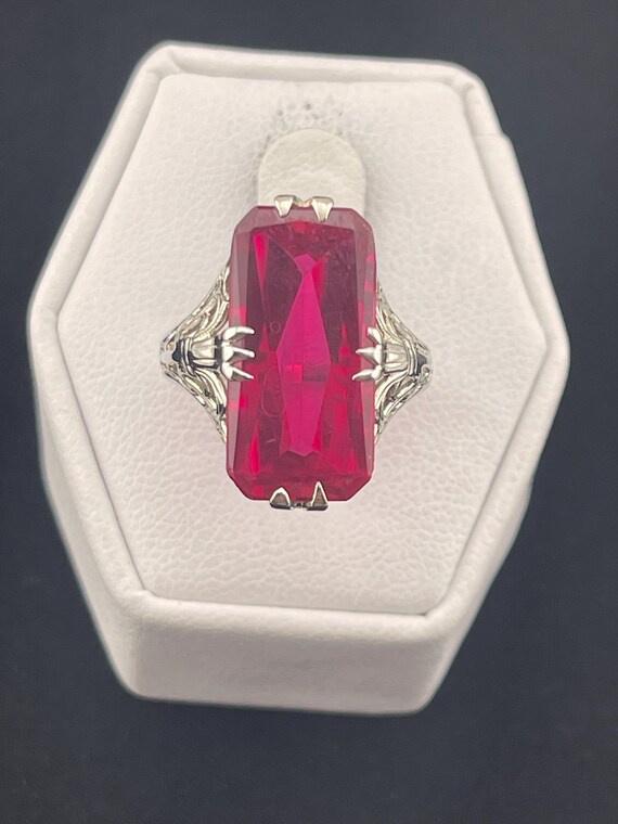 Antique Victorian, rare 8ct flat natural ruby Stateme… - Gem