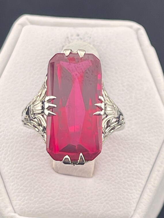 Antique Victorian, rare 8ct flat natural ruby Stateme… - Gem