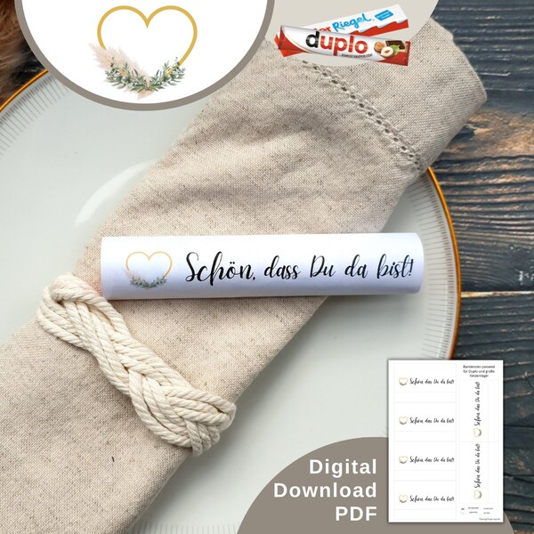 Schön dass du da bist - Etsy.de