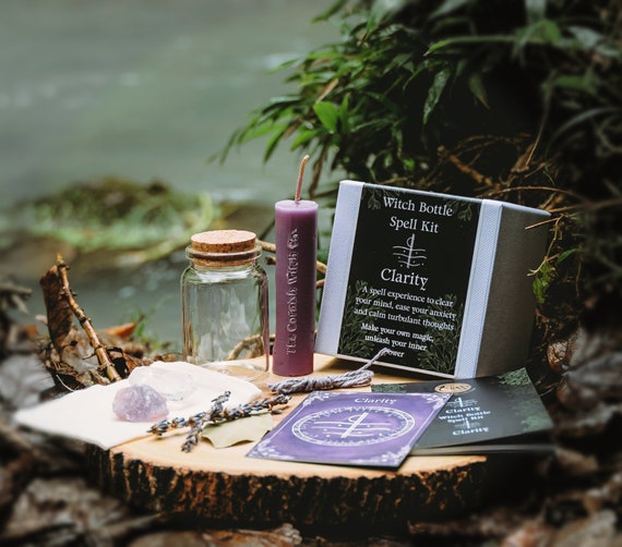 Calm Spell Jar Kit Anxiety Gift Meditation Gift Relaxation - Etsy
