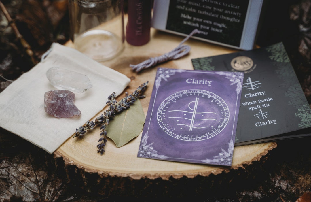 Calm Spell Jar Kit, Anxiety Gift, Meditation Gift, Relaxation Gift ...