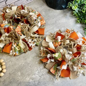 Fall Flower Candle Ring 4" or 6" Farmhouse Candle Ring Centerpiece ...