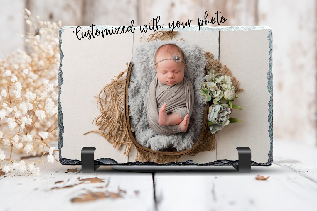 Custom Photo Slate, Family Photo Slate, Wedding Photo Slate, Baby Photo ...