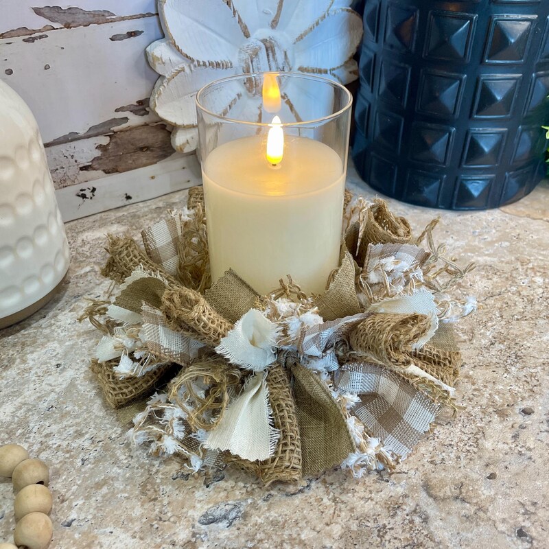 4 Pillar Candle Ring - Etsy