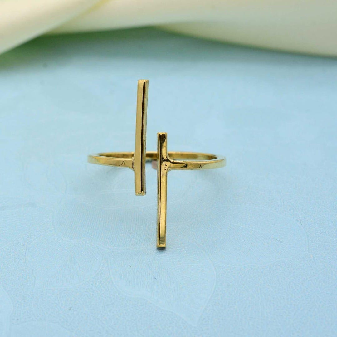 Double Bar Ring, Long Parallel Bar Ring, Parallel Ring, Long Bar Ring ...