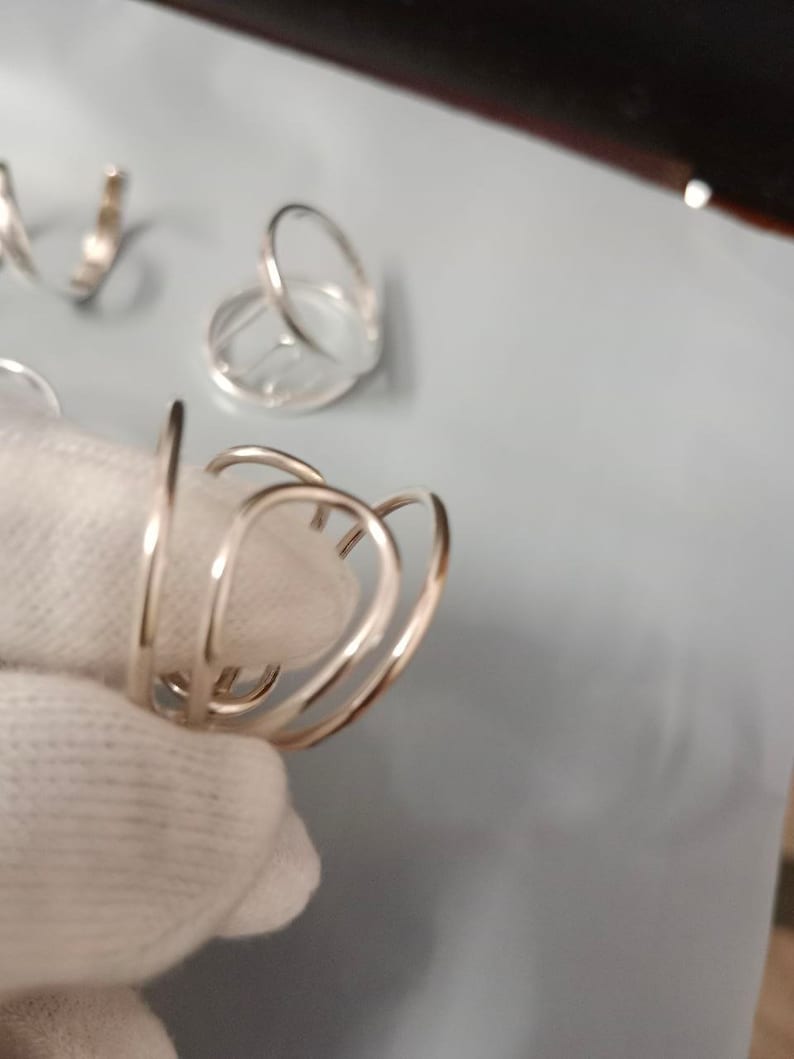 EDS Finger Splint Sterling Silver for the Both Joints Adjustable ...