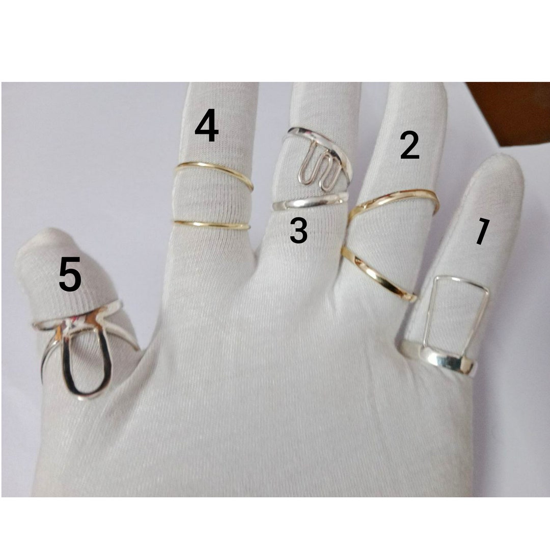 Arthritis Finger Splint Ring, 925 Sterling Solid Silver Ring,arthritis ...