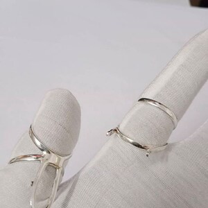 Arthritis Finger Splint Ring, 925 Sterling Solid Silver Ring,arthritis ...