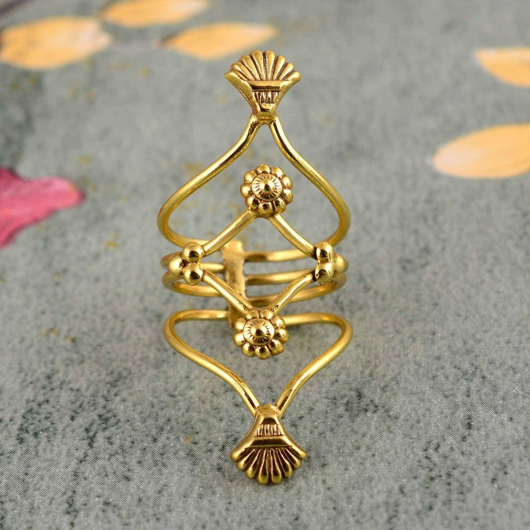 Arthritis Finger MCP Joints Splint Brass or Sterling Silver Hammered ...