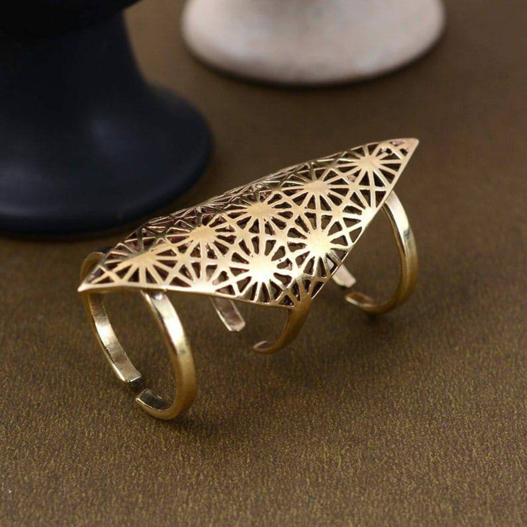 Arthritis Finger Splint Adjustable Sterling Silver 925 Thumb Splint ...