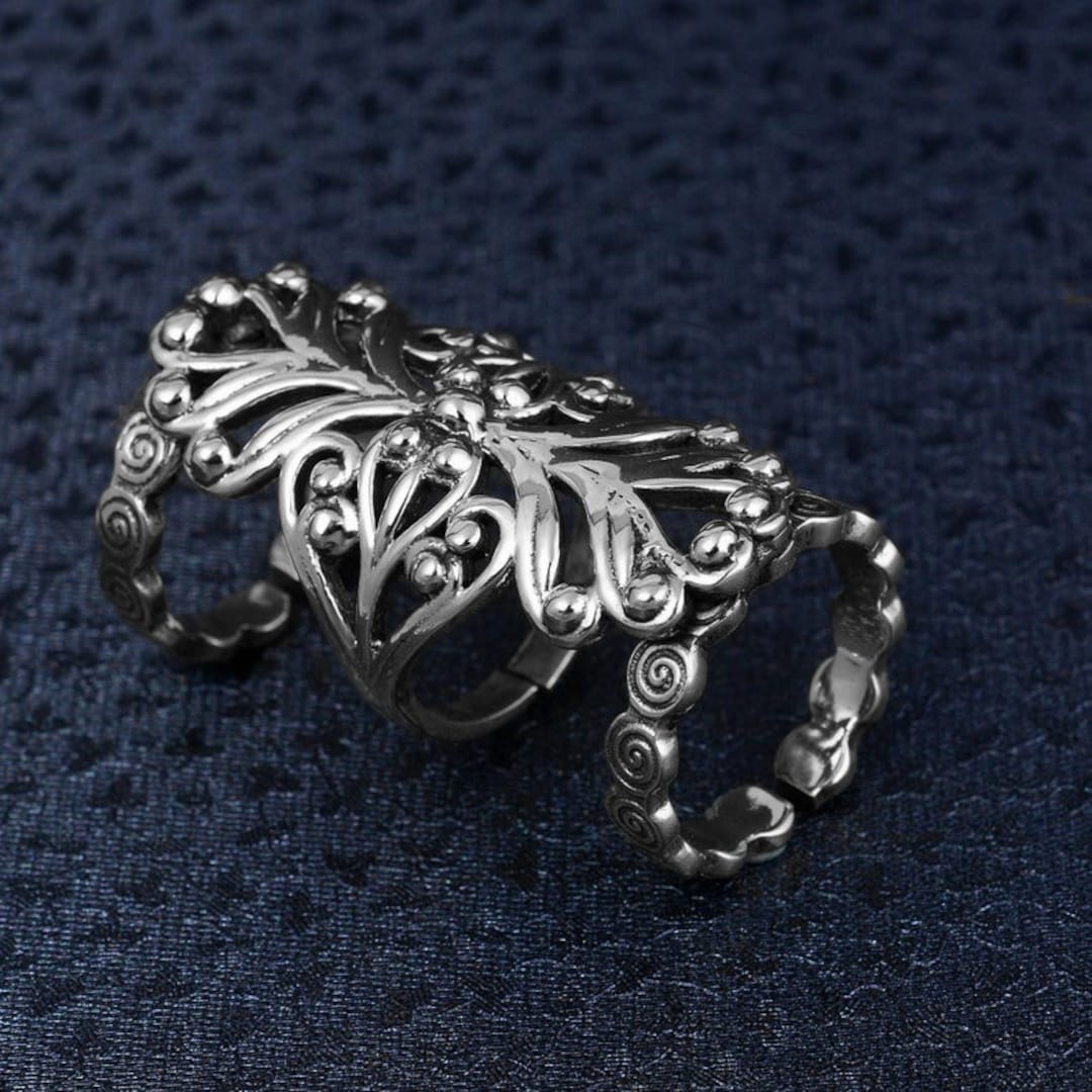 EDS Finger Splint Sterling Silver for Both Joints Adjustables,mallet ...