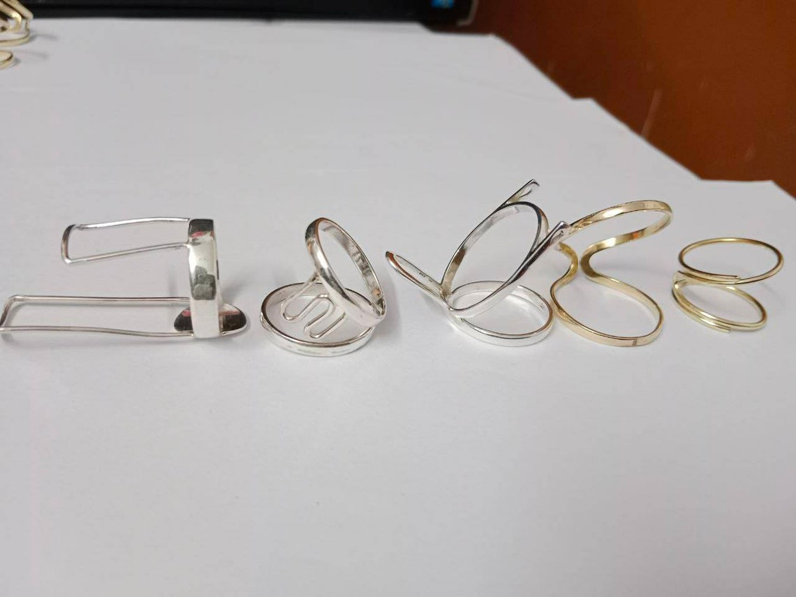 Arthritis Finger Splint Ring 925 Sterling Solid Silver - Etsy