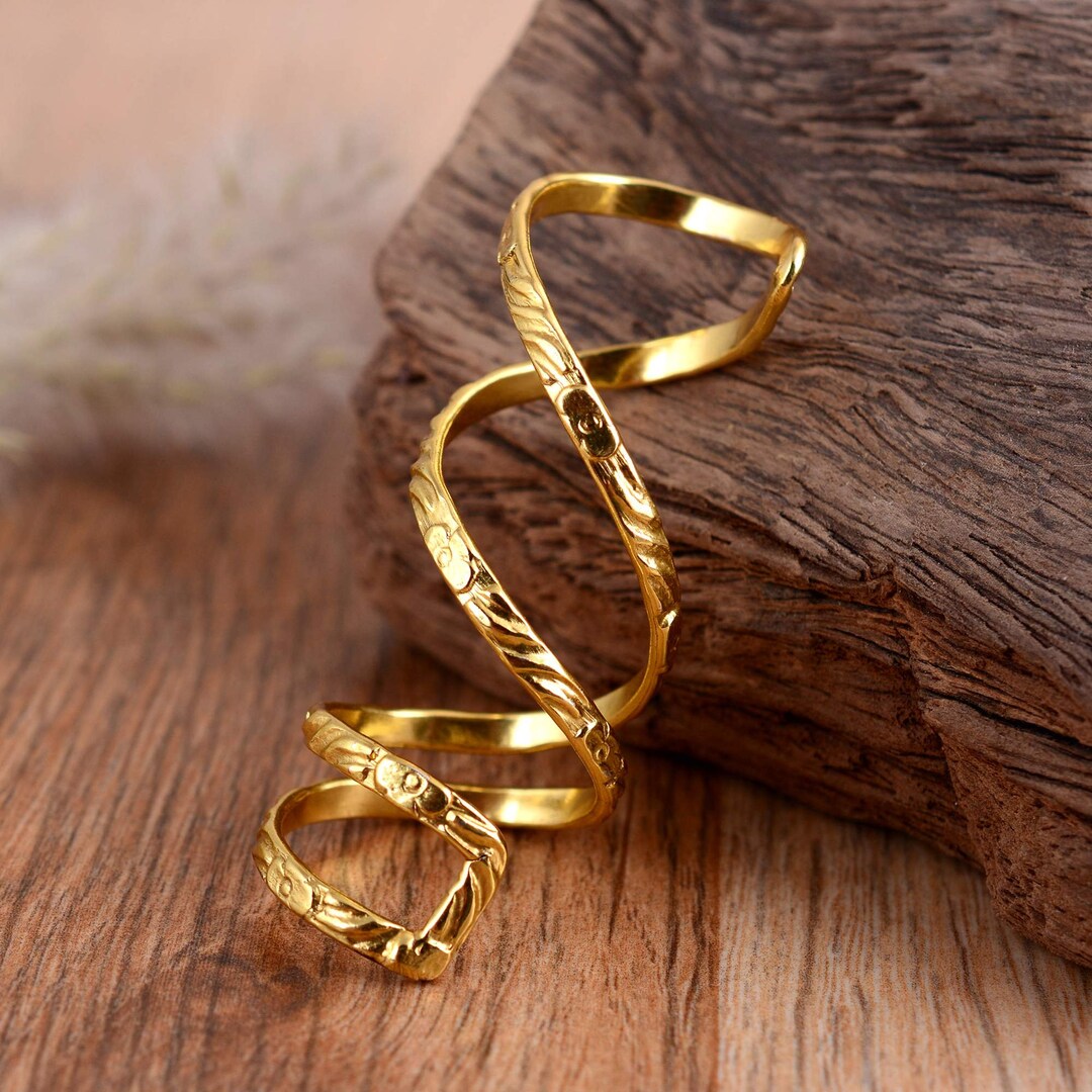 Arthritis Finger Splint Adjustable Sterling Silver 925 or Brass ...