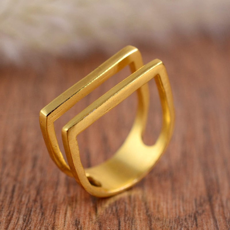 Bar Ring - Etsy