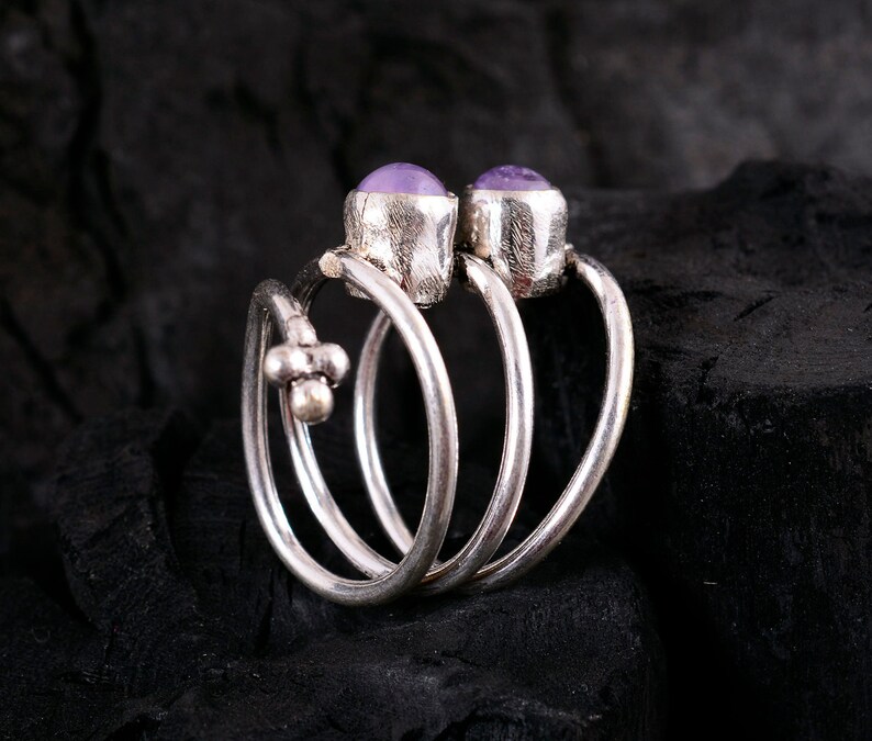 Mallet Finger Ring With Lapis Lazuli Stones • Trigger Finger Splint ...