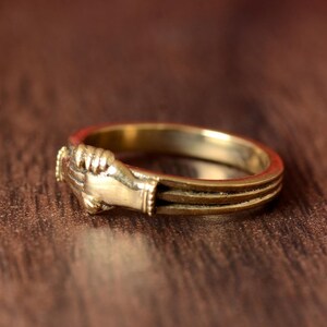 Handshake Ring, Handmade Ring, Boho Rings, Minimalist Ring, Dainty Ring ...