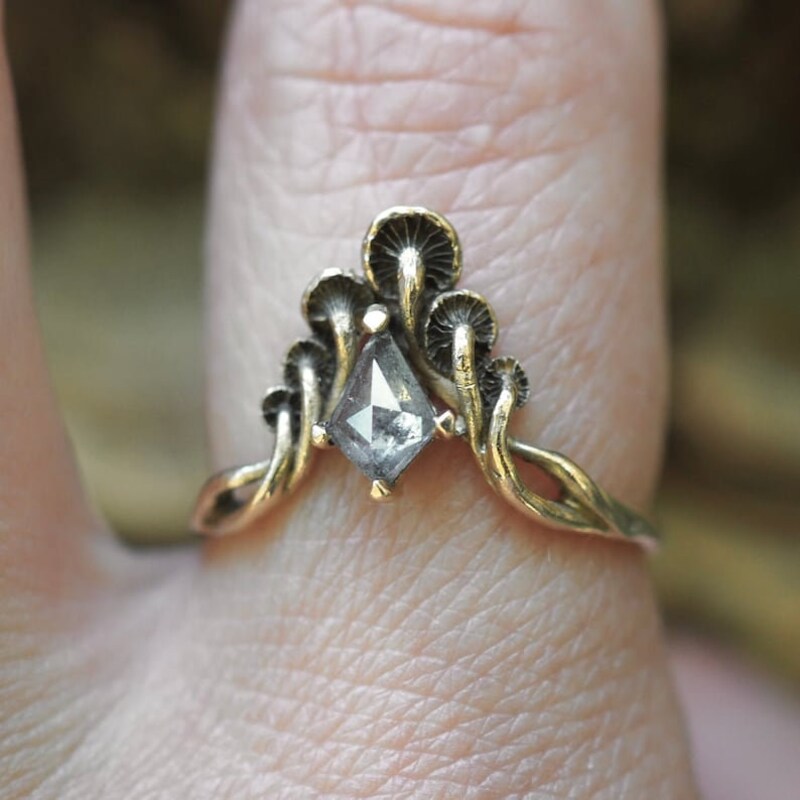 Mushroom Ring - Etsy