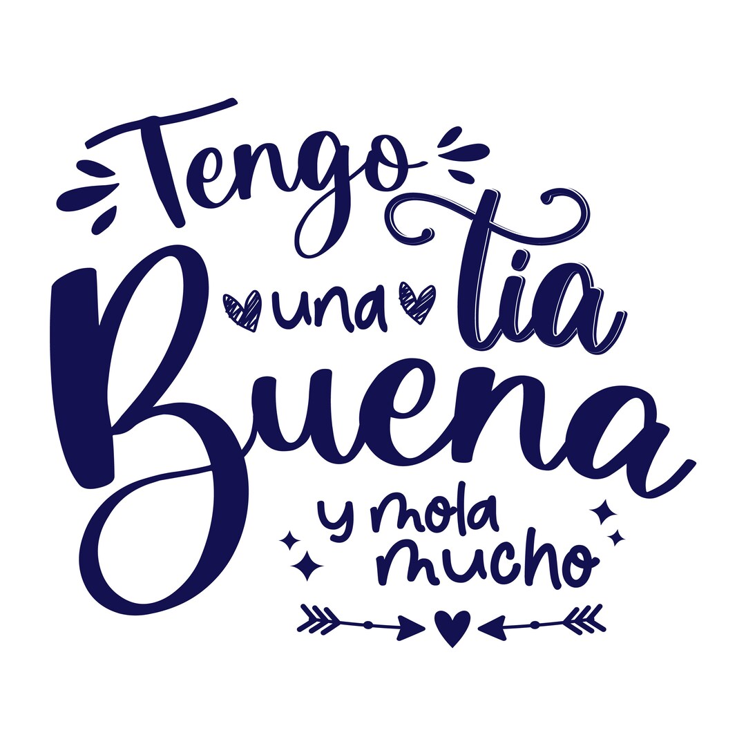 SVG File I Have a Good Aunt and Cool Mucgo Lettering - Etsy