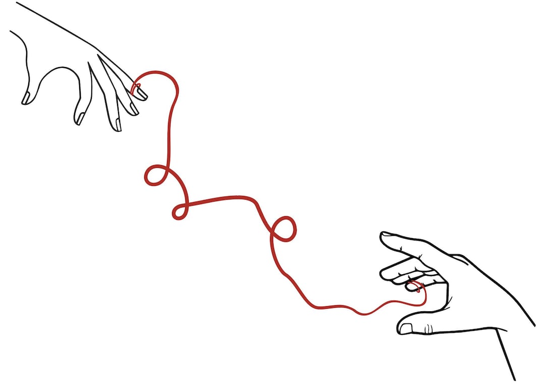 Legend Infinite Red Thread, A3 Size. Special for Printing - Etsy