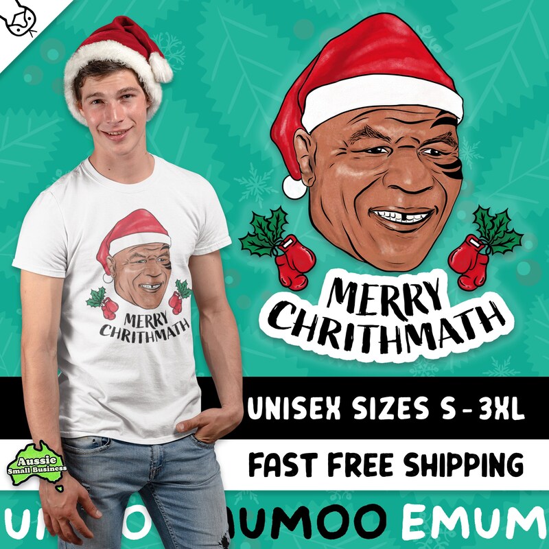 Mike Tyson Christmas Sweater - Etsy
