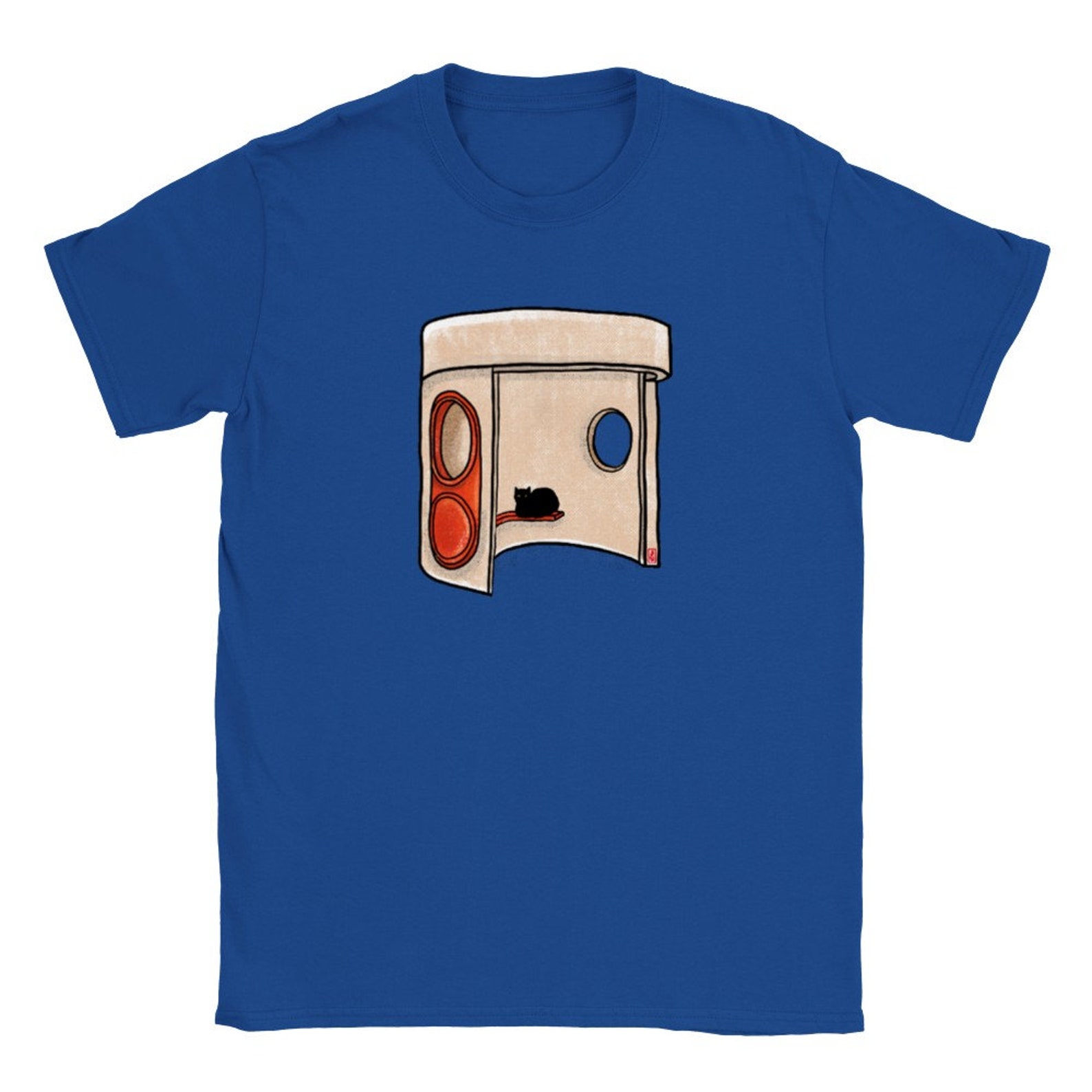 Canberra Bus Stop Bus Shelter Cat Hand Drawn Funny Unisex T-shirt - Etsy
