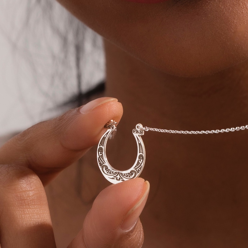 Horseshoe Necklace 3/4 - Etsy UK