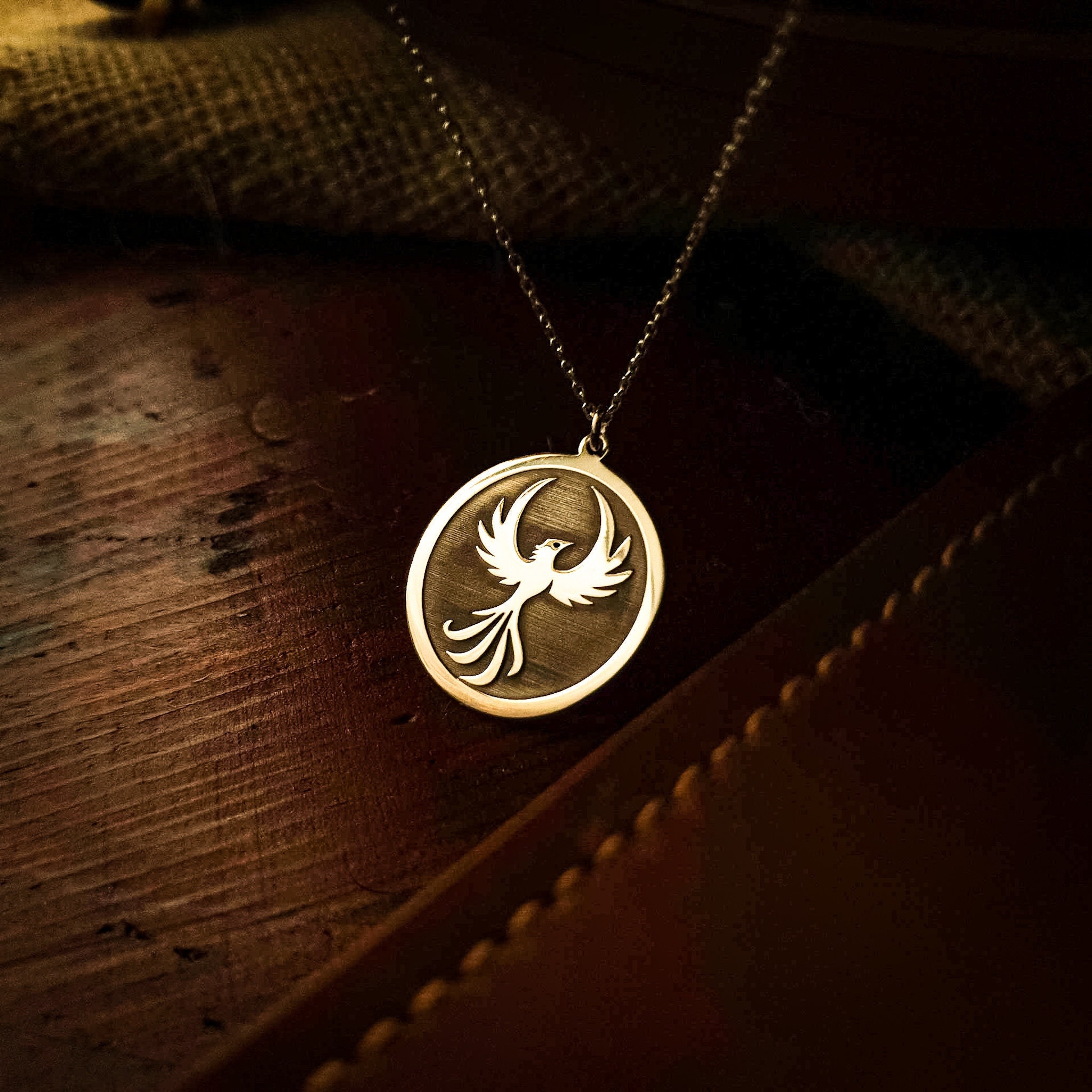 Phoenix Necklace Silver Phoenix Bird Jewelry Eagle Custom - Etsy