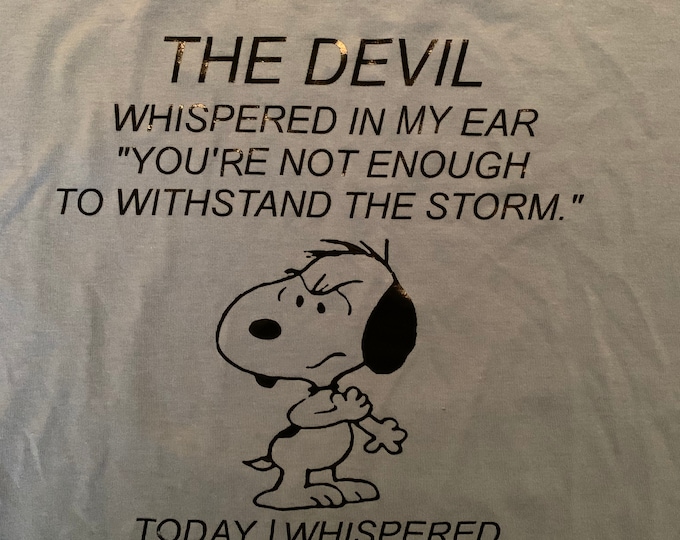 Snoopy I Am the Storm T-shirt - Etsy