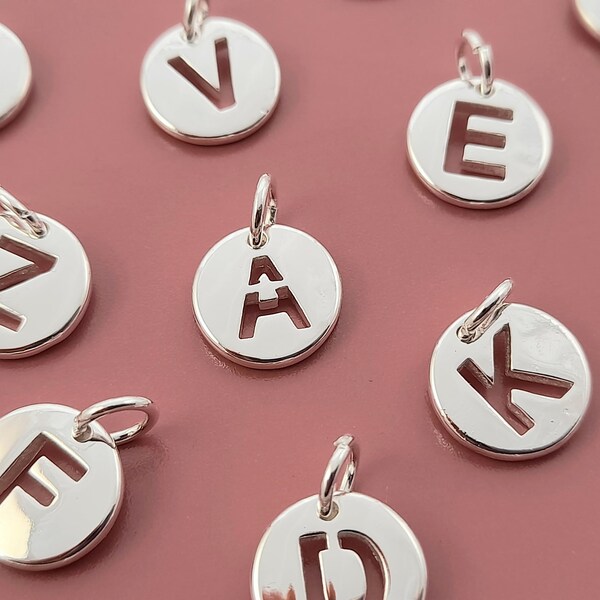 Initial Charm - Etsy UK
