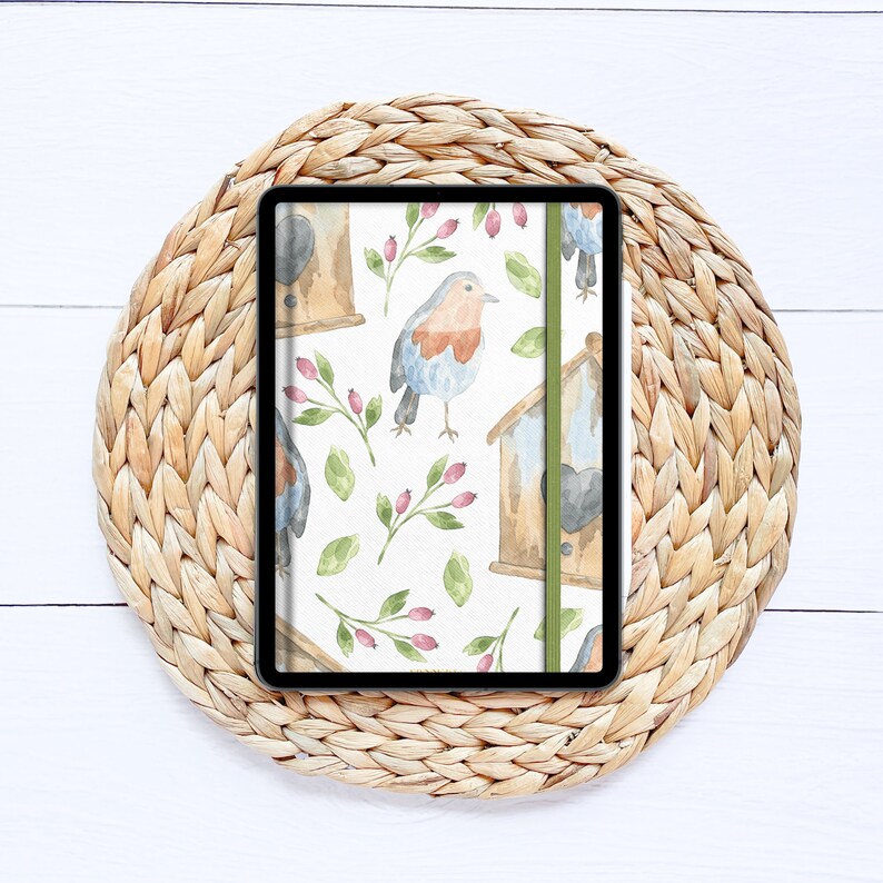 Realistic Digital Notebook Cover, Digital Notebook Cover Sets, Daily ...