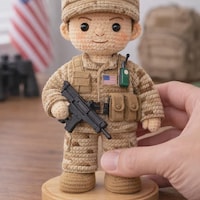 Crochet Soldier - Etsy