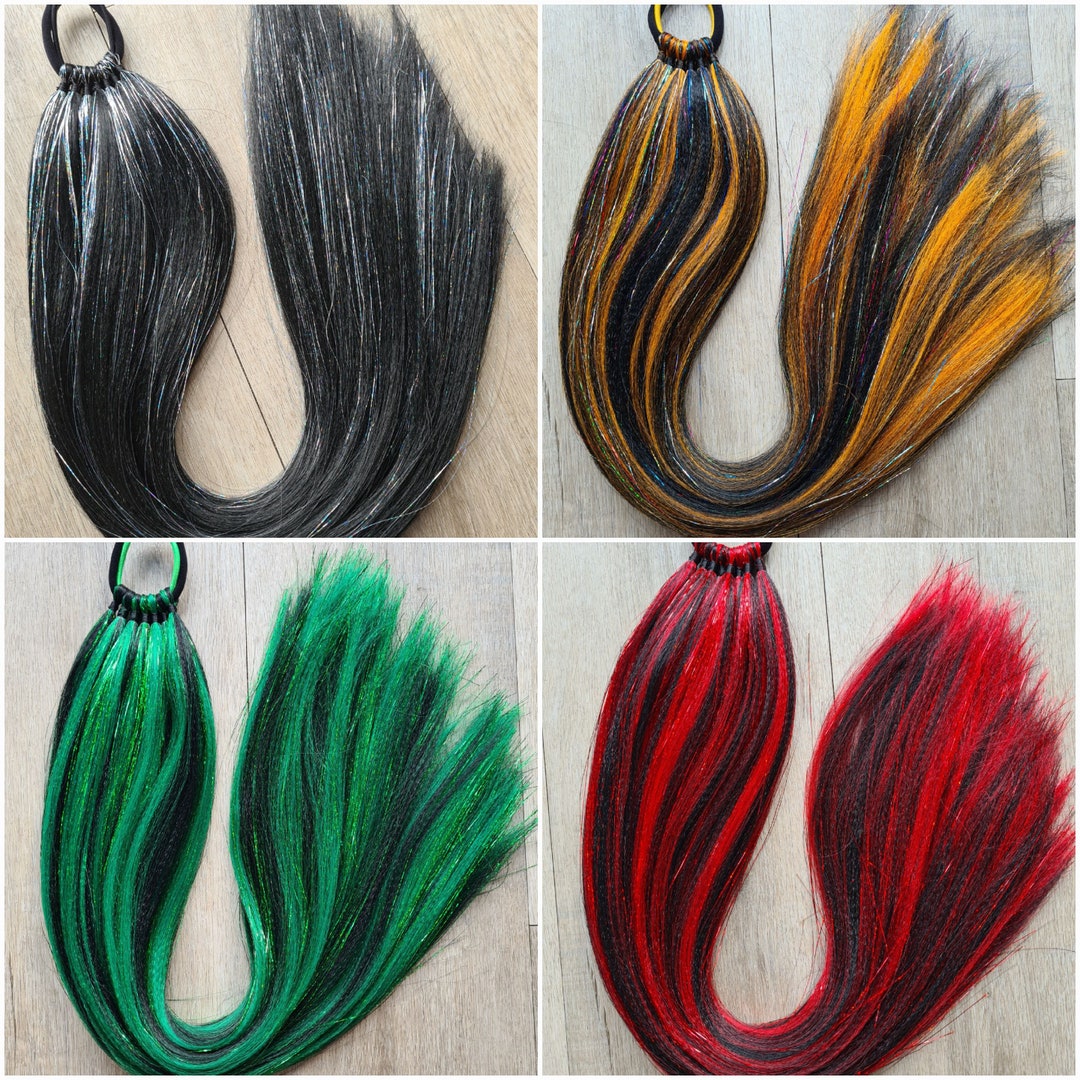 Halloween Synthetic Ombre Hair Loose Ponytail Extension Fancy Dress ...