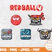 Redball 4, Red Ball 4, Digital Download , Svg, Png, Jpeg, Pdf, Instant ...