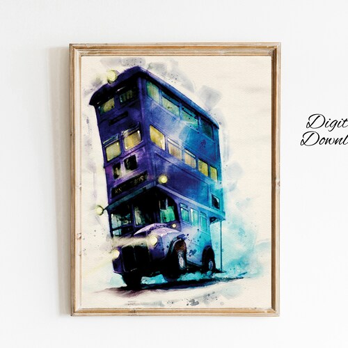 Knight Bus Poster - Etsy