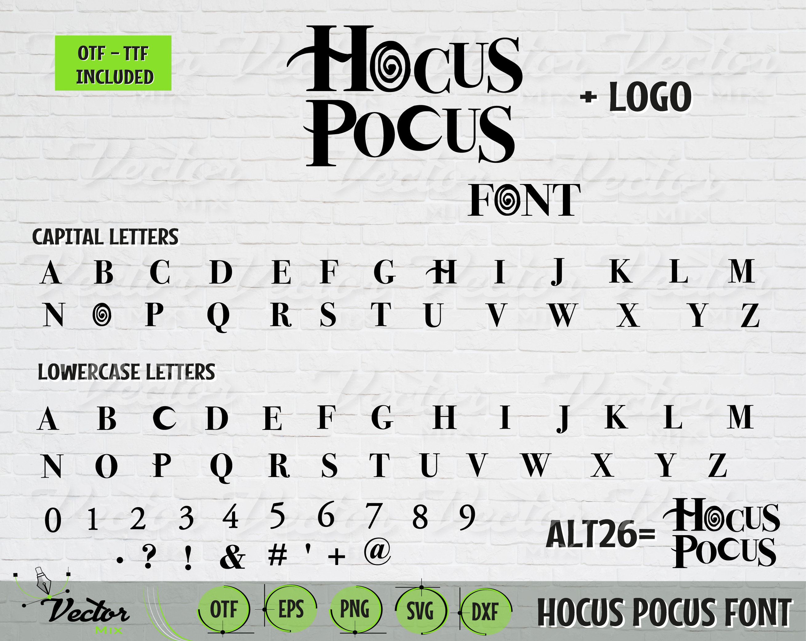Hocus Pocus Font TTF Hocus Pocus Svg Hocus Pocus Font Hocus - Etsy UK