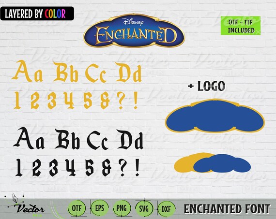 Enchanted Font Enchanted OTF Font Svg Enchanted Font Svg - Etsy Israel