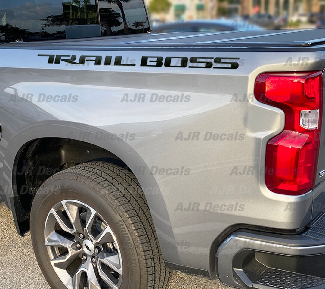 Trail Boss Decals Fits Chevy Chevrolet Silverado Truck Bedside Sticker ...