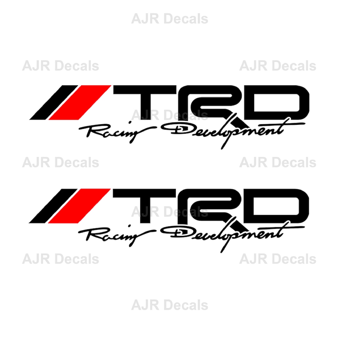 TRD Racing Development Decals Fits Toyota Tacoma Tundra Bedside Truck ...