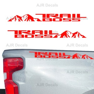 Trail Boss With Rocky Mountains Decals Fits Chevy Chevrolet Silverado ...